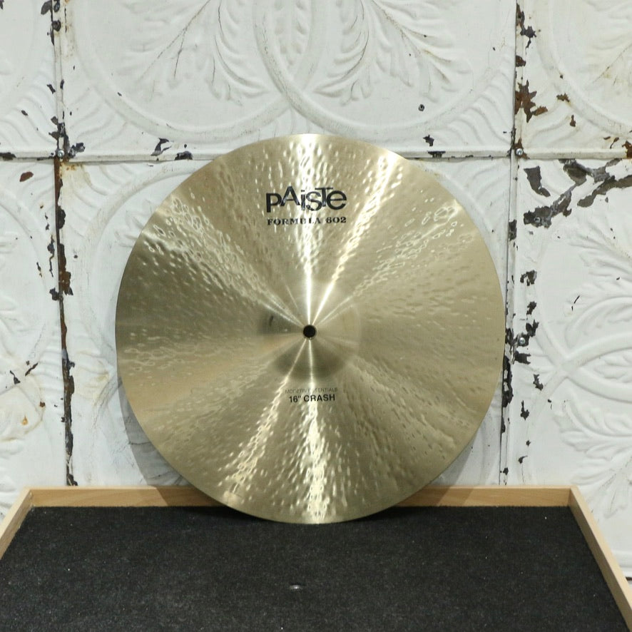 Cymbale crash usagée Paiste Formula 602 Modern Essentials 16po (1062g ...