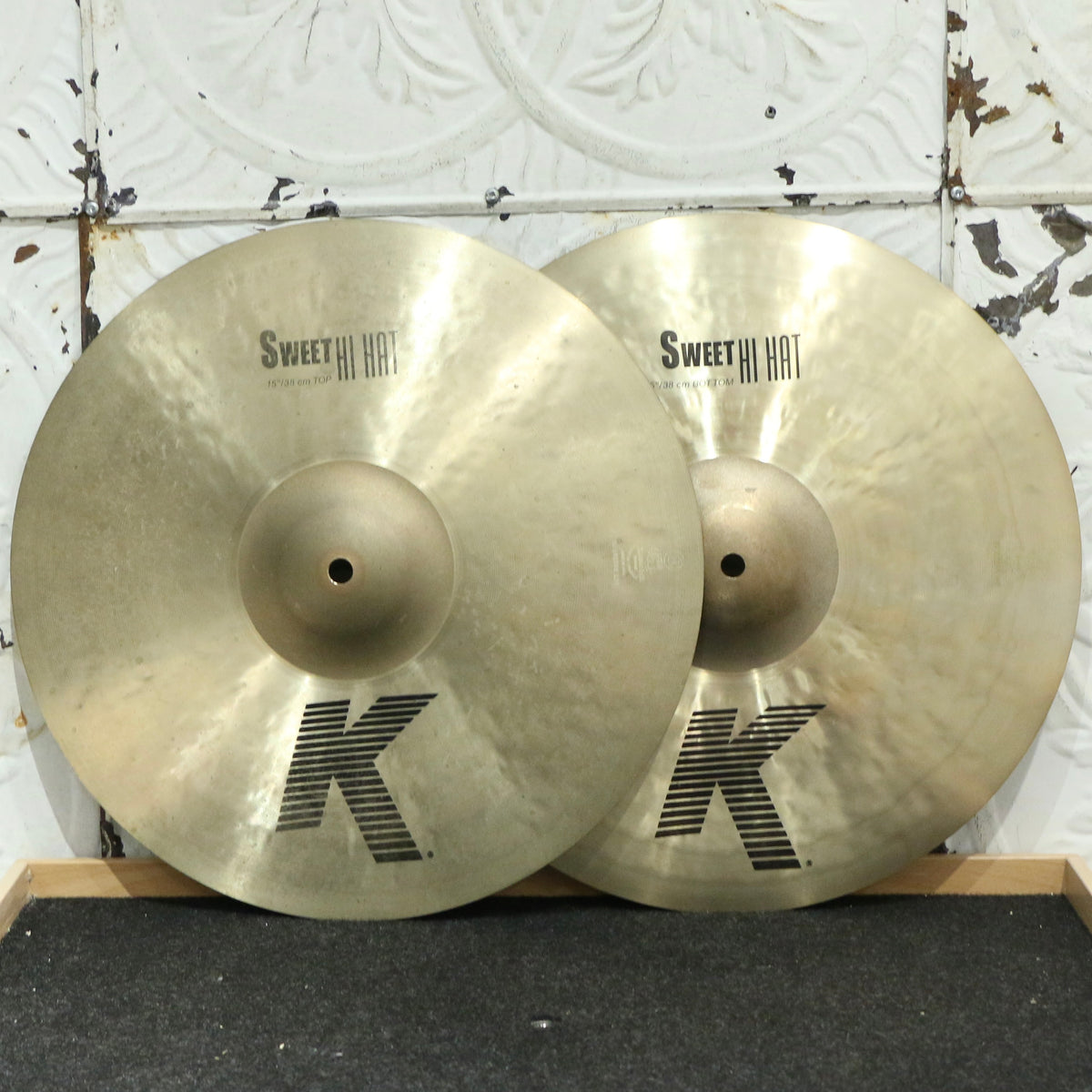 Cymbales hi-hat usagées Zildjian K Sweet 15po (1166/1668g) — Timpano ...