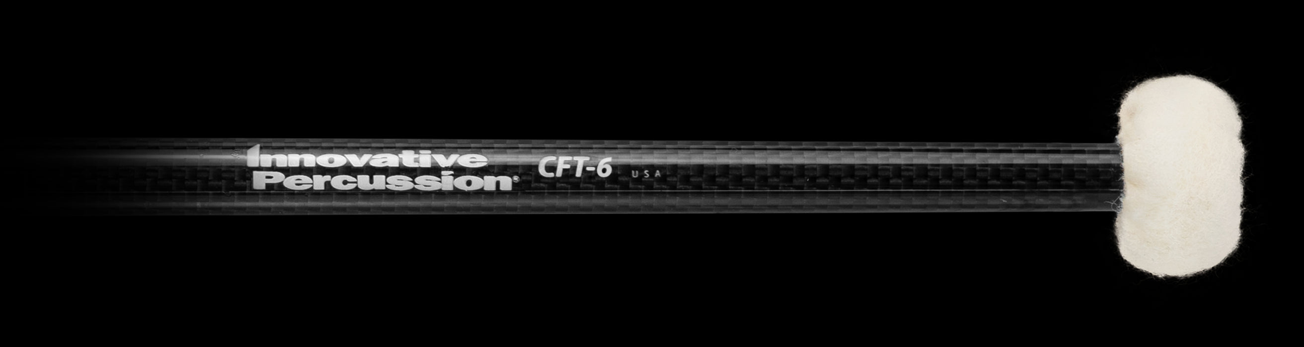 Innovative Percussion Carbon Fiber Timpani Mallet Series CFT-6 (Hard G ...
