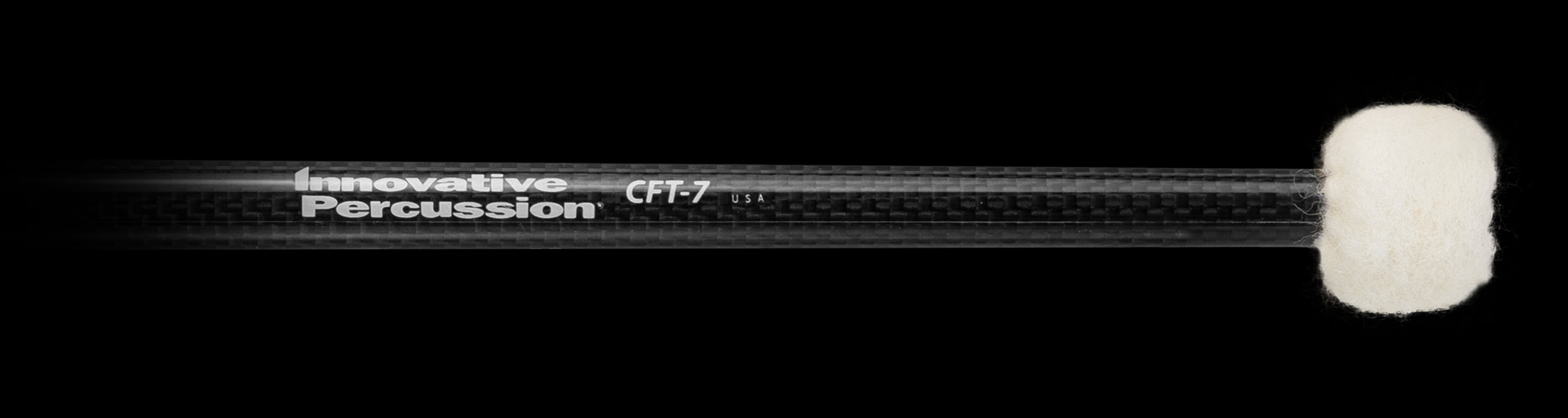 Innovative Percussion Carbon Fiber Timpani Mallet Series CFT7 (Hard ...
