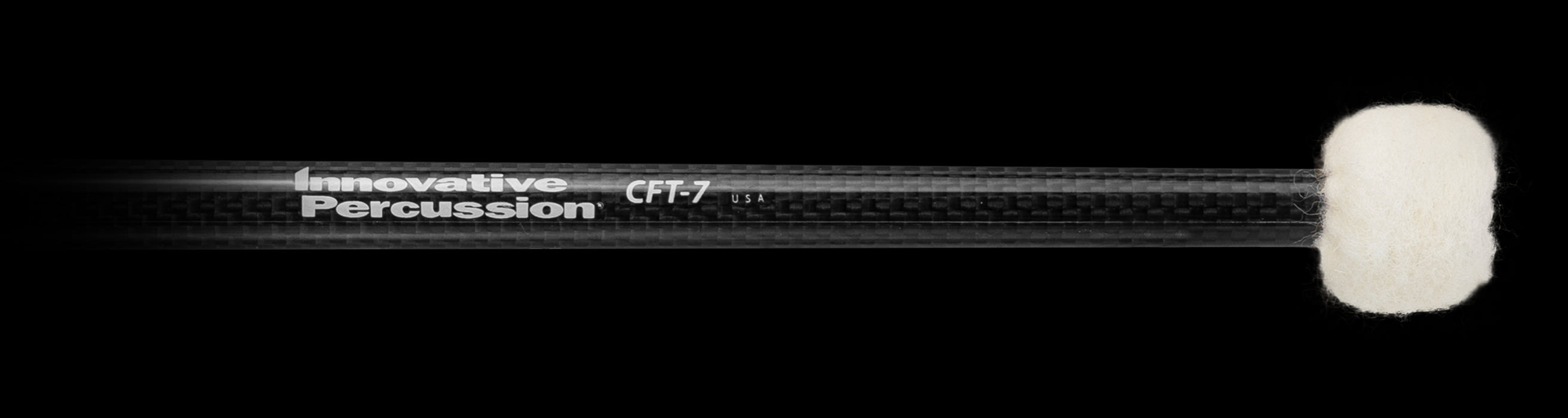 Innovative Percussion Carbon Fiber Timpani Mallet Series CFT-7 (Hard ...